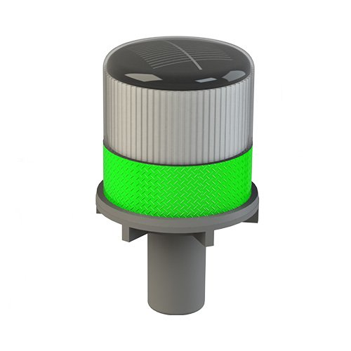 GREEN SOLAR FLASHING LIGHT