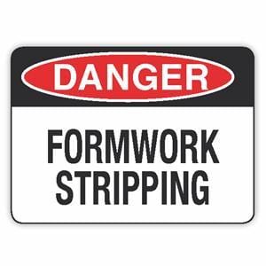 Buy FORMWORK STRIPPING Online | Custom Safety Signs | Safety Signs ...