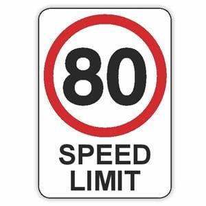 80 SPEED LIMIT Class 1