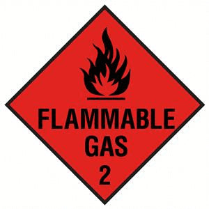Buy FLAMMABLE GAS 2 Online | Custom Safety Signs | Safety Signs Australia
