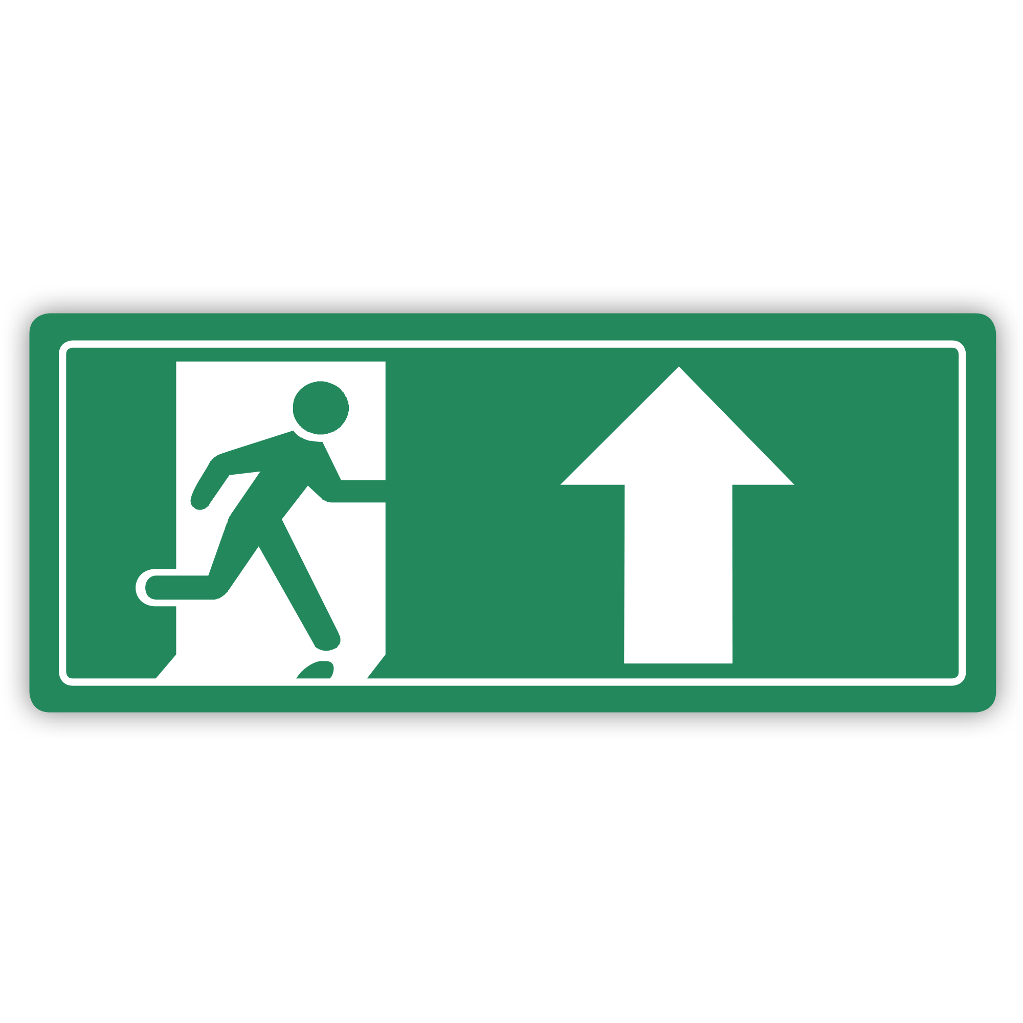 EMERGENCY EXIT (UP ARROW)