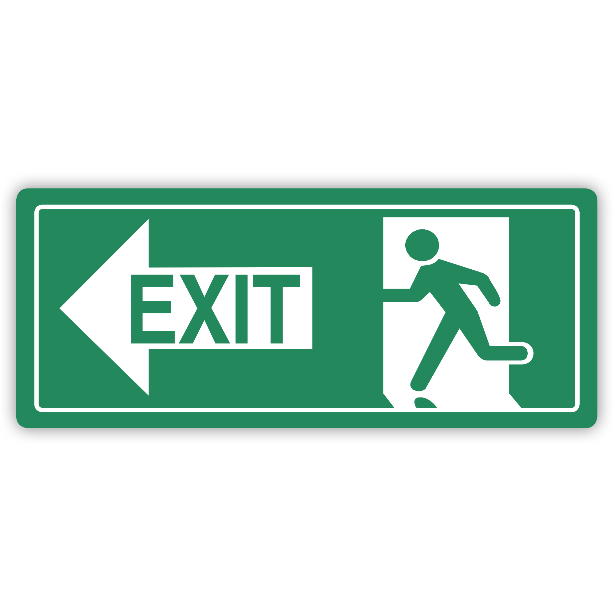 EXIT SIGNS (LEFT ARROW) | Size 1 | Safety Signs Australia