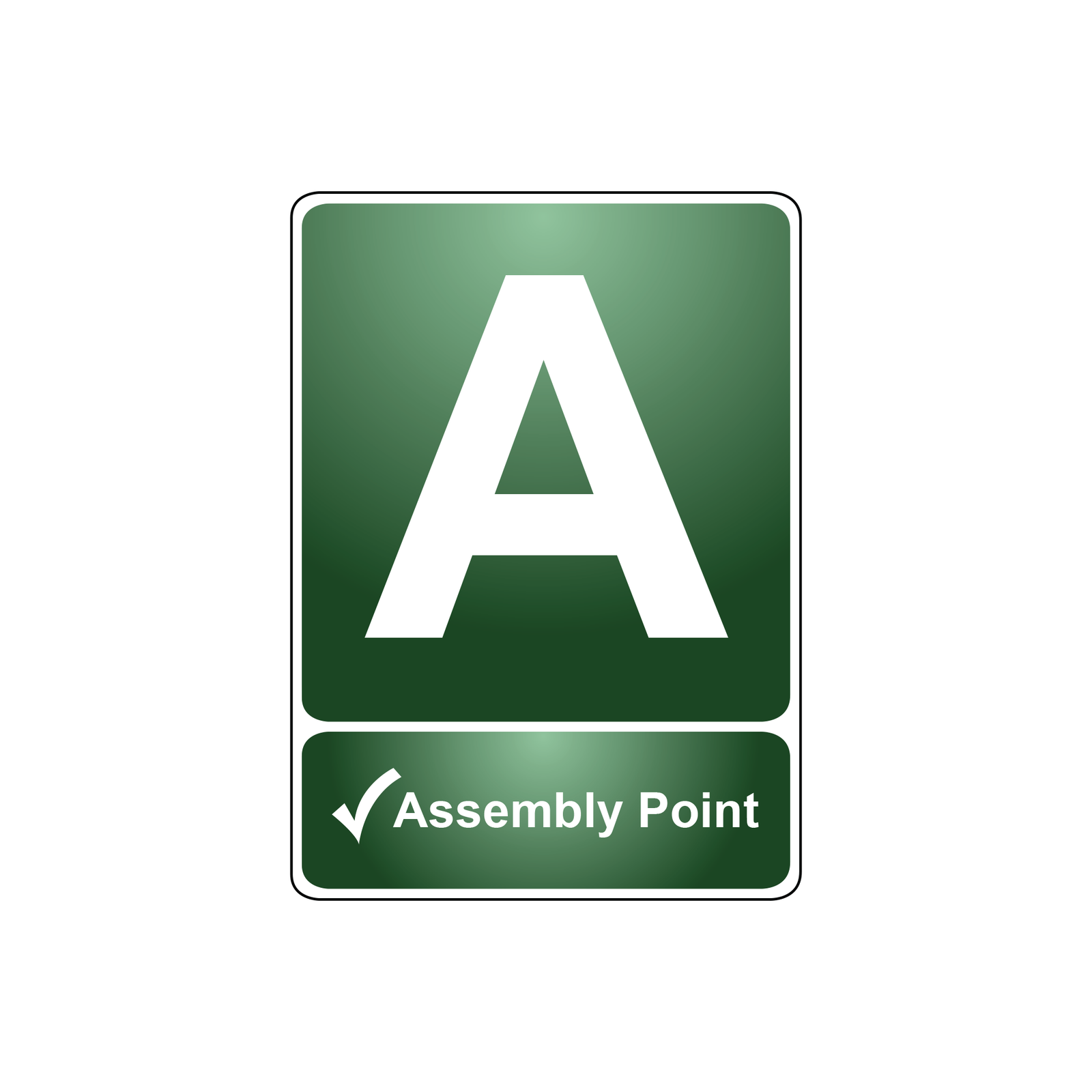 ASSEMBLY POINT SIGNAGE | Size 2 | Safety Signs Australia