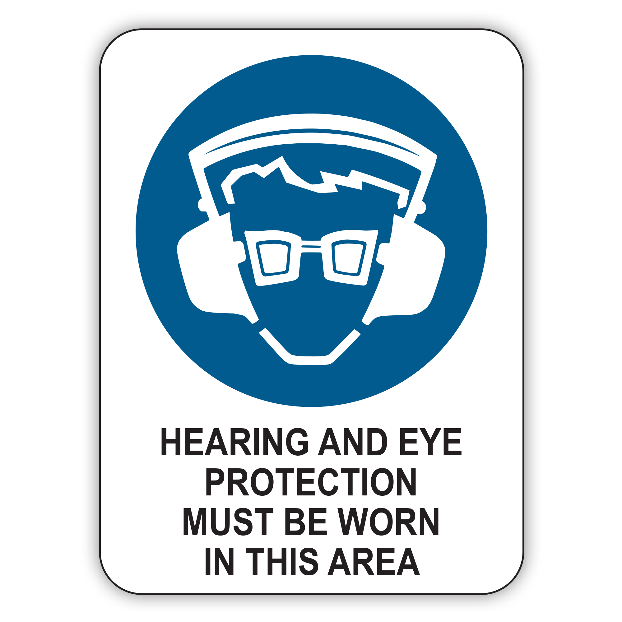 Eye Protection Signage | Safety Glasses Signs