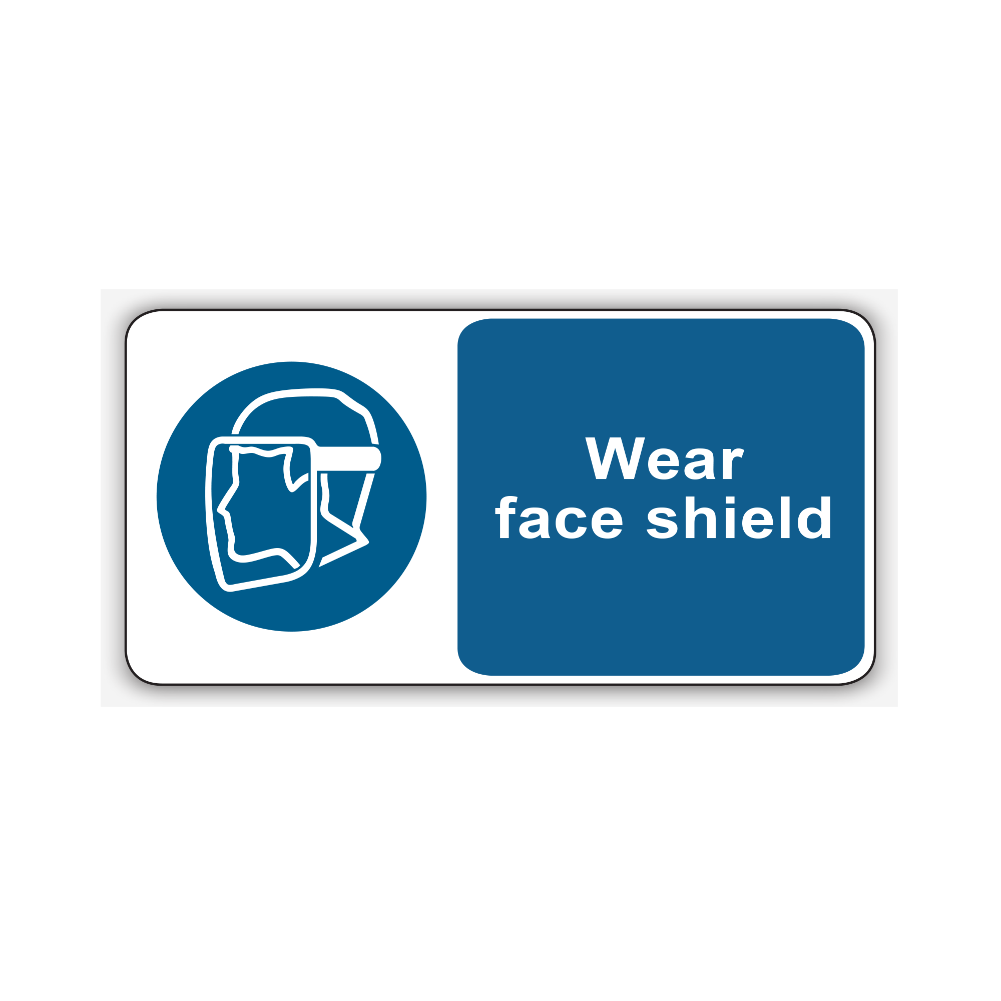 Buy WEAR FACE SHIELD Online | Custom Safety Signs | Safety Signs Australia