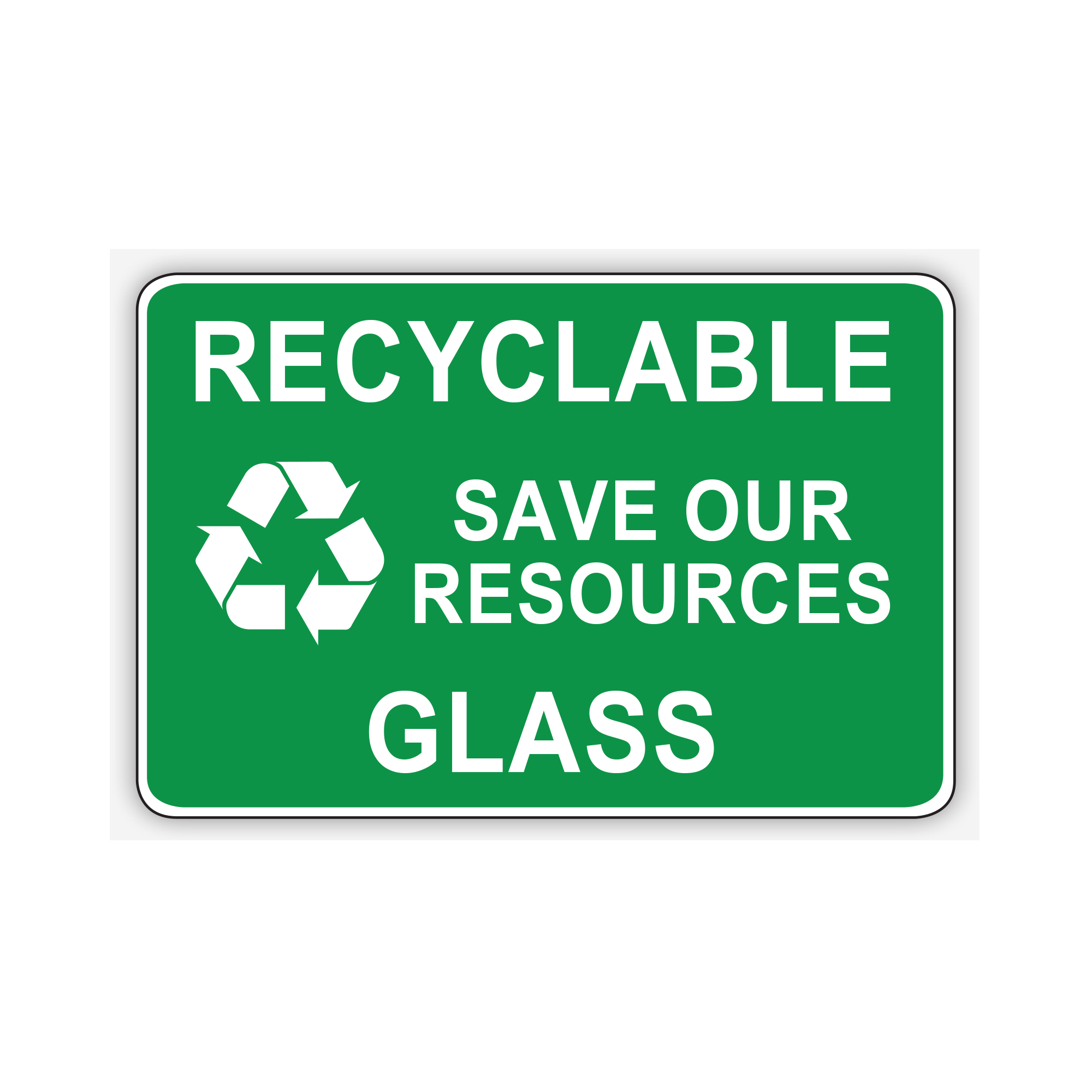Buy SAVE OUR RESOURCES GLASS Online | Custom Safety Signs | Safety ...